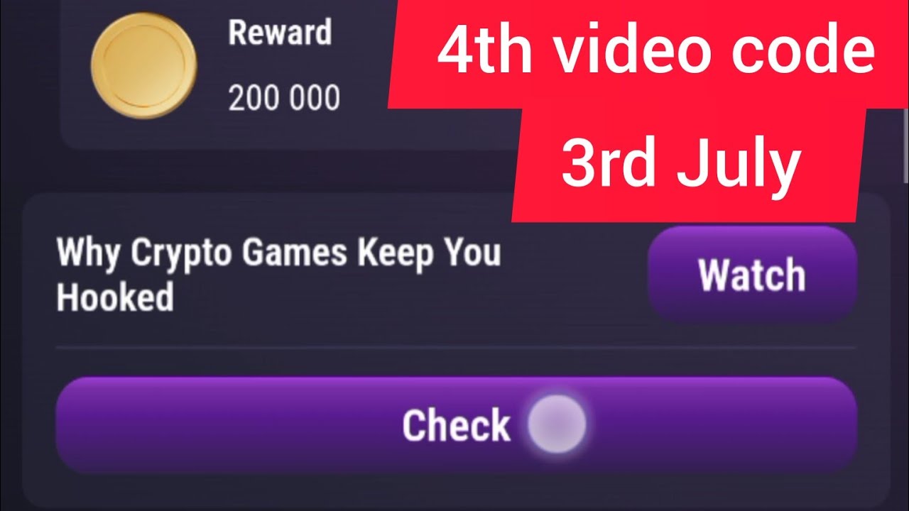 Tapswap code 4th video | tapswap answer 3rd July - YouTube