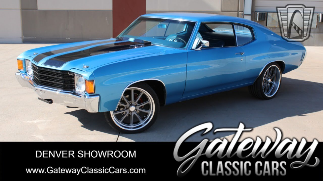 1912-DEN 1972 Chevrolet Chevelle Gateway Classic Cars of Denver - YouTube