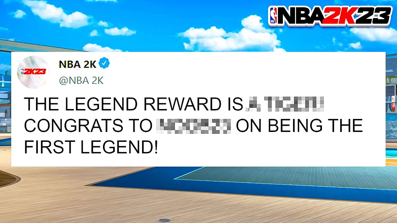 The REAL 1ST LEGEND on NBA 2K23 - YouTube