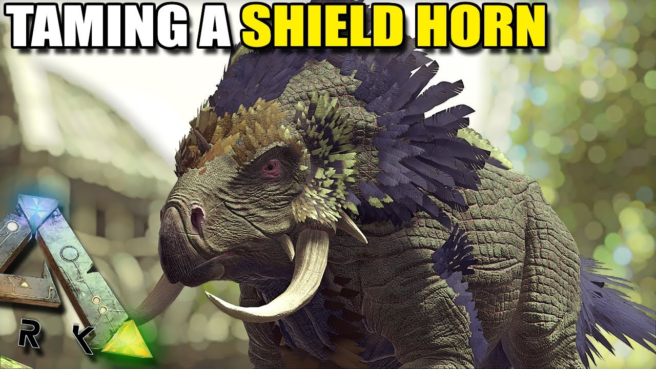 TAMING A SHIELDHORN | MYTHICAL BEASTS | ARK SURVIVAL EVOLVED [S2 EP11 ...
