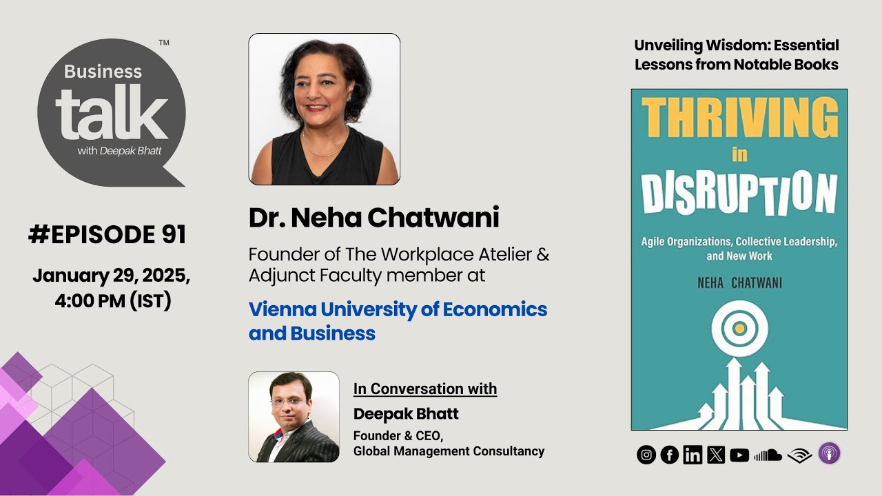 Future of Work: Thriving in Disruption with Dr. Neha Chatwani - YouTube