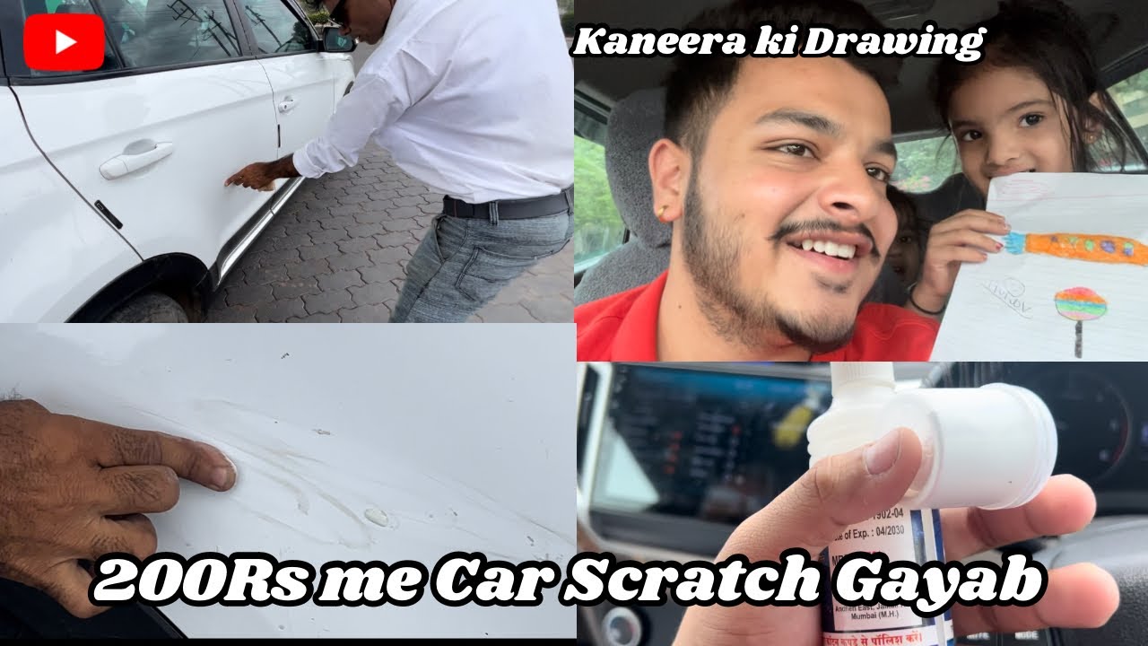 200Rs Mai Car Scratch Gayab || Kaneera ki Drawing ||#vlog - YouTube