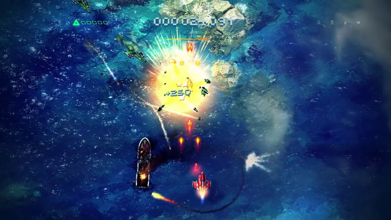 Sky Force Anniversary ps4 - level 1 Insane no hit. - YouTube