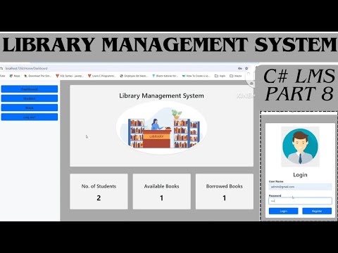 Library Management System project using C# and SQL Server part 8 - YouTube