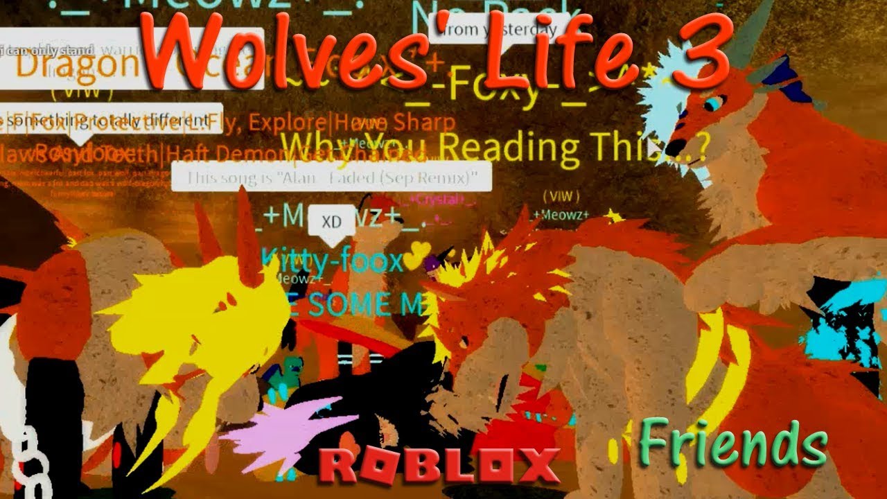 Roblox - Wolves' Life 3 - Friends #23 - HD - YouTube