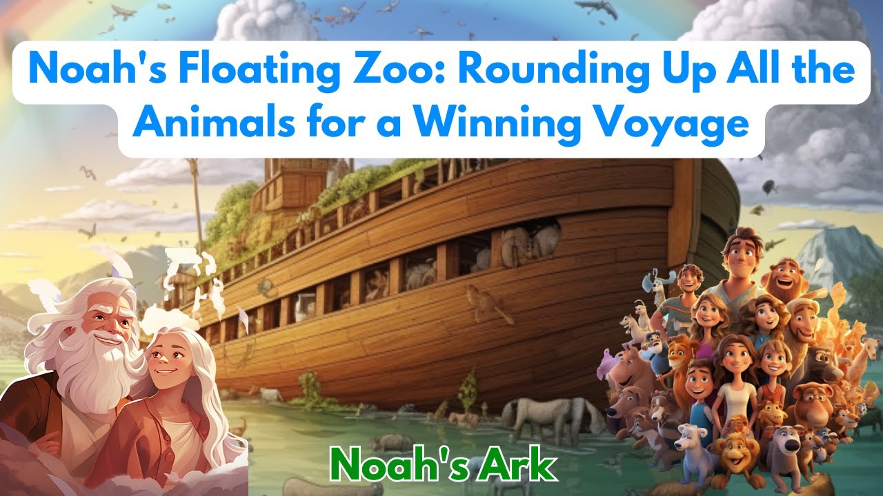Noah's Floating Zoo: Rounding Up All the Animals 🦘🐼🐷🦁 for a Legendary Voyage ⛵🌊🐳 - YouTube