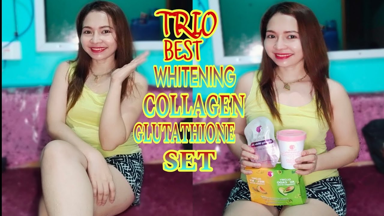 BEST TRIO WHITENING COLLAGEN GLUTATHIONE SET - YouTube