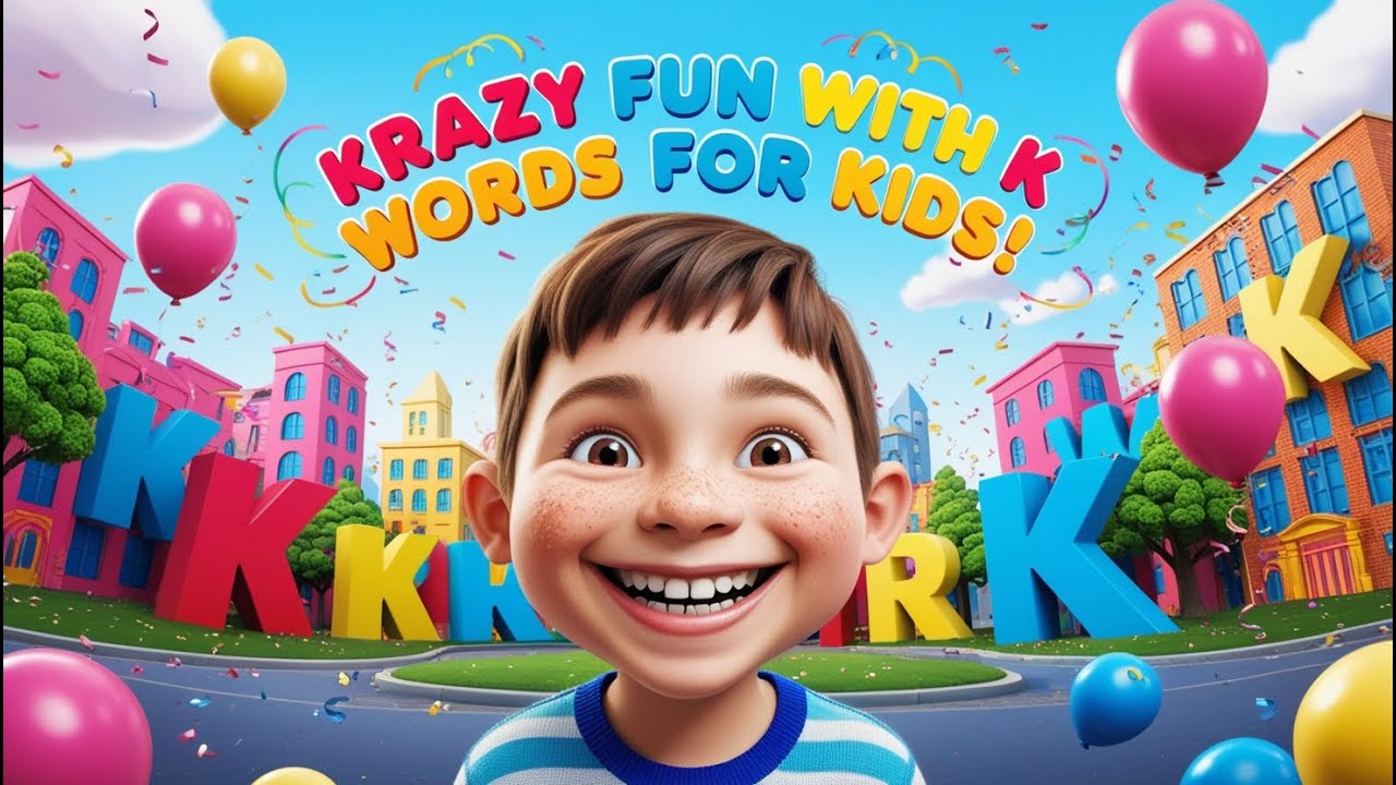 Krazy Fun with K Words for Kids! Educational Song @CuteCuddles-imran ...