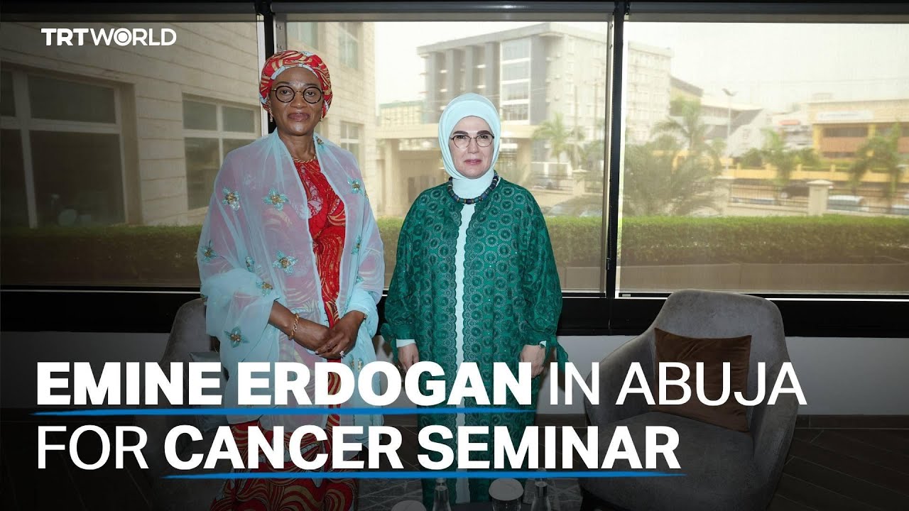Emine Erdogan calls for equal access in the fight against cancer - YouTube