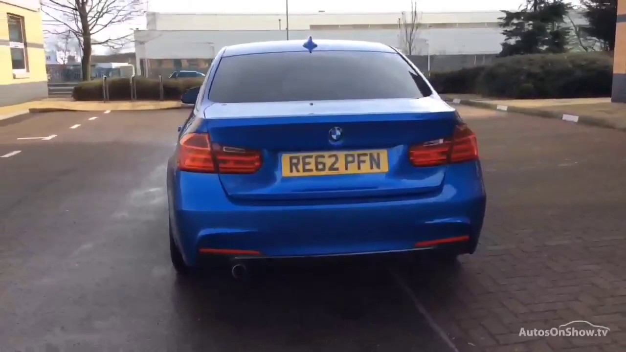 BMW 3 SERIES 320D M SPORT BLUE 2012 - YouTube