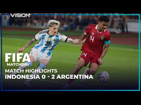 MATCH HIGHLIGHTS: Indonesia 0 - 2 Argentina | FIFA Matchday