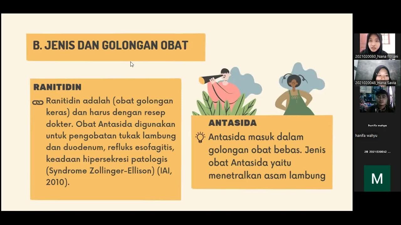 Presentasi Kasus 1 Kelas 2B Kelompok 1 "Farmakologi Sistem Pencernaan ...