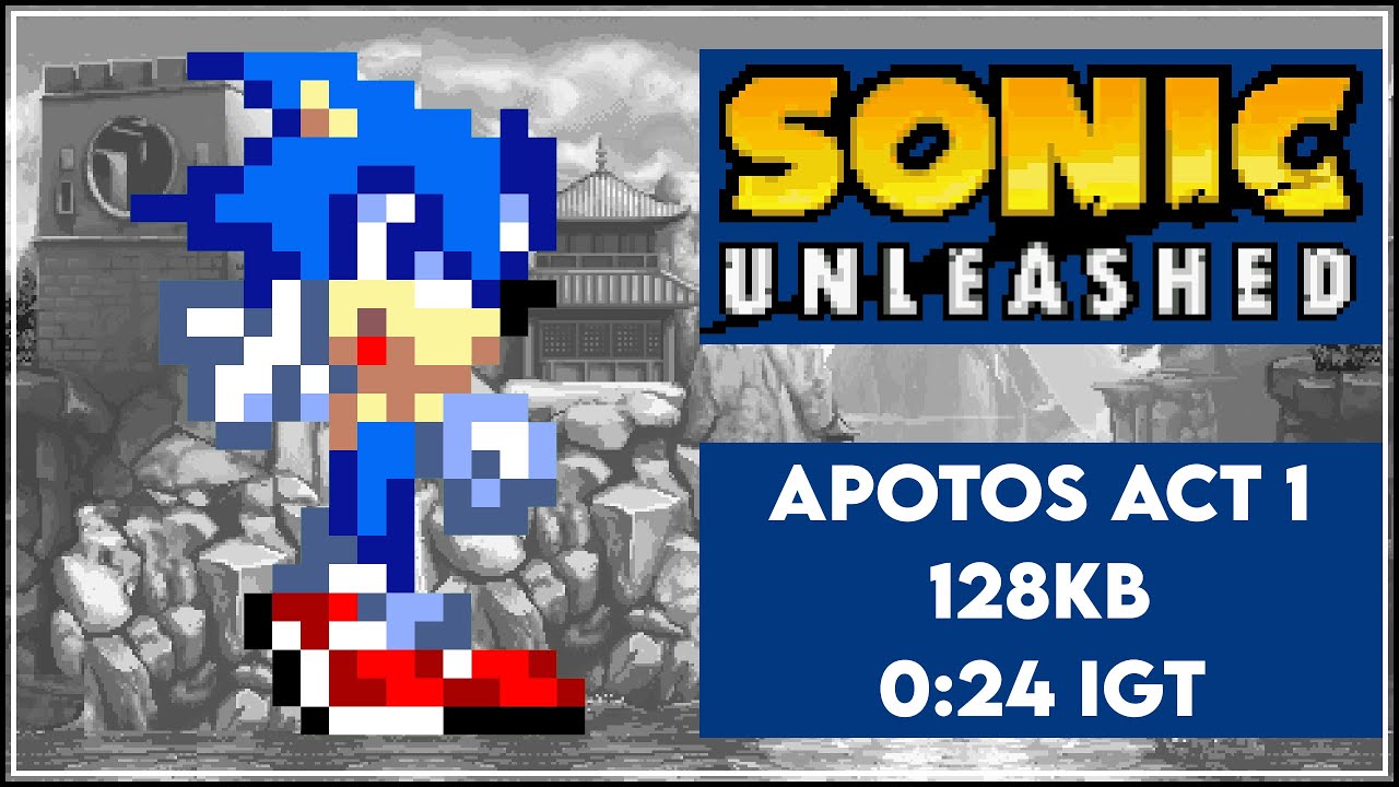 Sonic Unleashed (J2ME) | Apotos Act 1 | 128kb | 24s IGT [WR] - YouTube