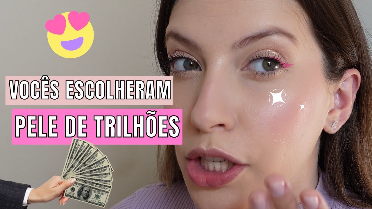 MAQUIAGEM LINDA E FÁCIL + PELE DE MILHÕES | VOCÊS DEICIDIRAM MINHA MAKE ...