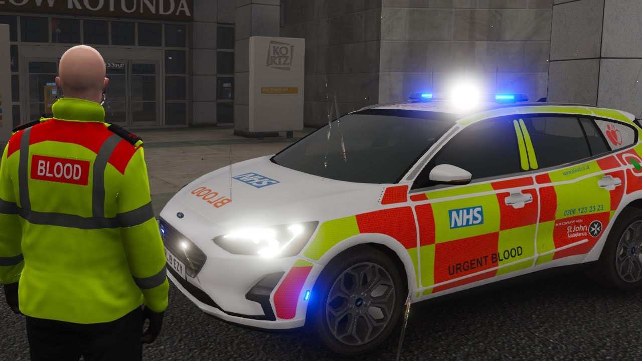 Paramedic Life in GTA 5 # 12(NHS Blood Team) \PoliceMP\ FiveM\ RP - YouTube