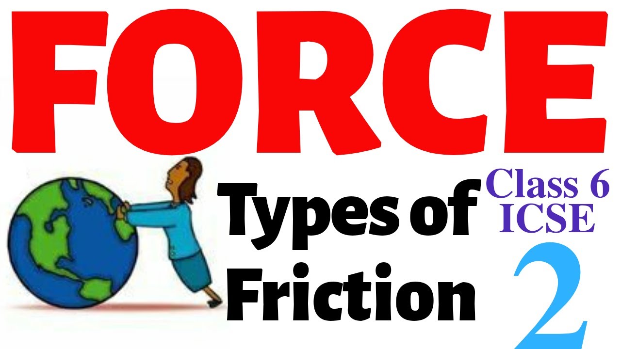 FORCE , TYPES OF FRICTION | CLASS 6 ICSE PART - 2 - YouTube