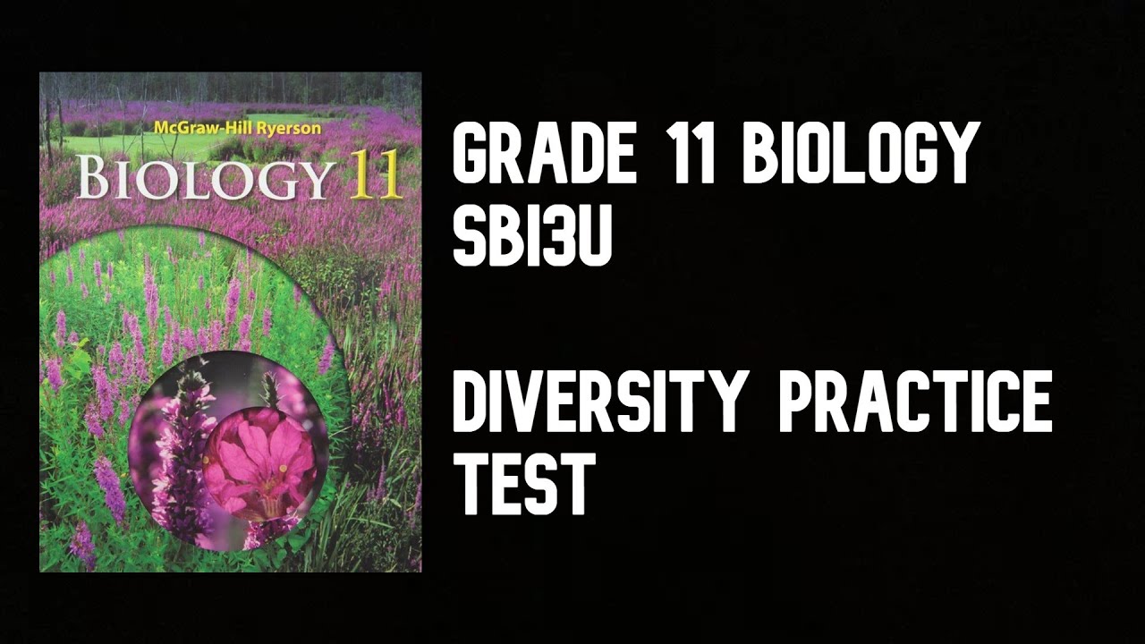 SBI3U - Unit 1 Diversity Practice Test (Bonus Class for the ...