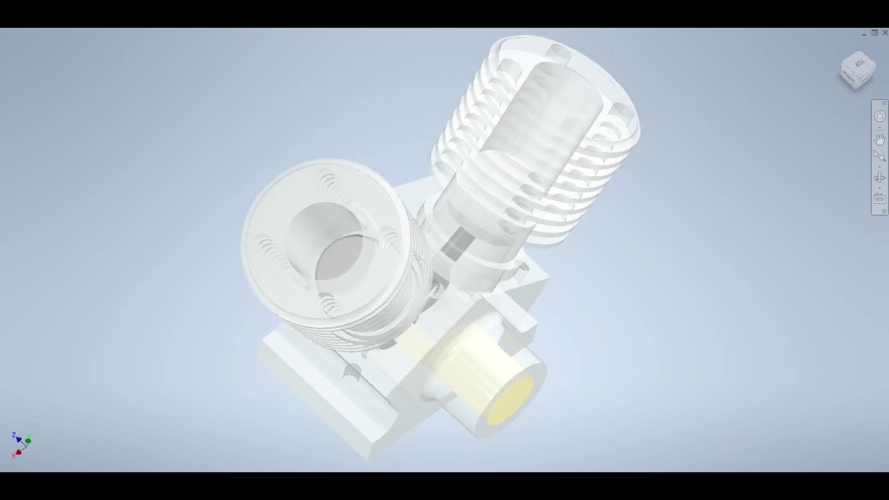 Autodesk Inventor - Mini Engine - YouTube