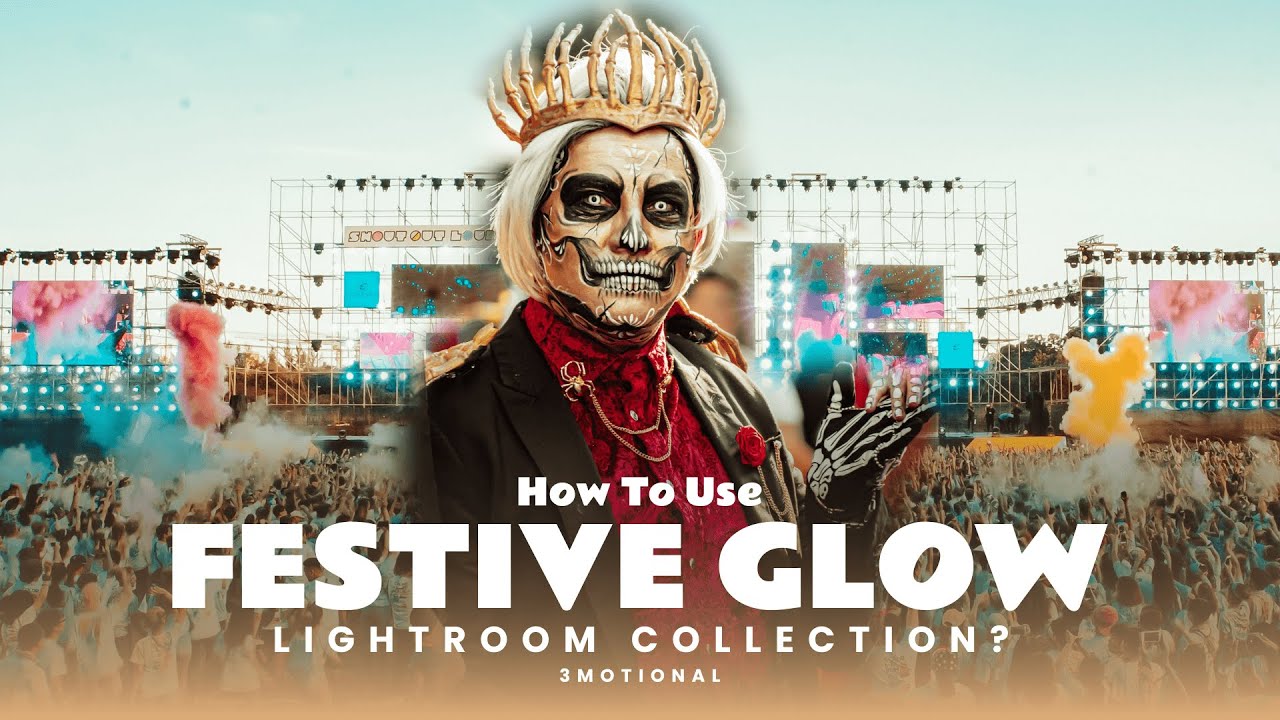 How to use Festive Glow Lightroom Collection? - YouTube