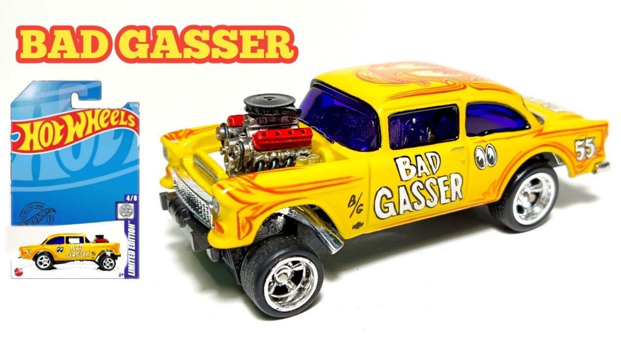 Chevy Bel Air Gasser Hot Wheels Custom HandPainting Bad Gasser Series ...