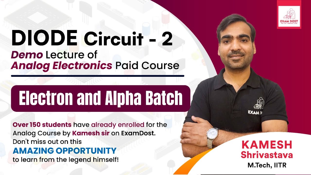Diode Circuit - 2 | Demo lecture of Analog Electronics Paid Course | Electron/Alpha Batch - YouTube