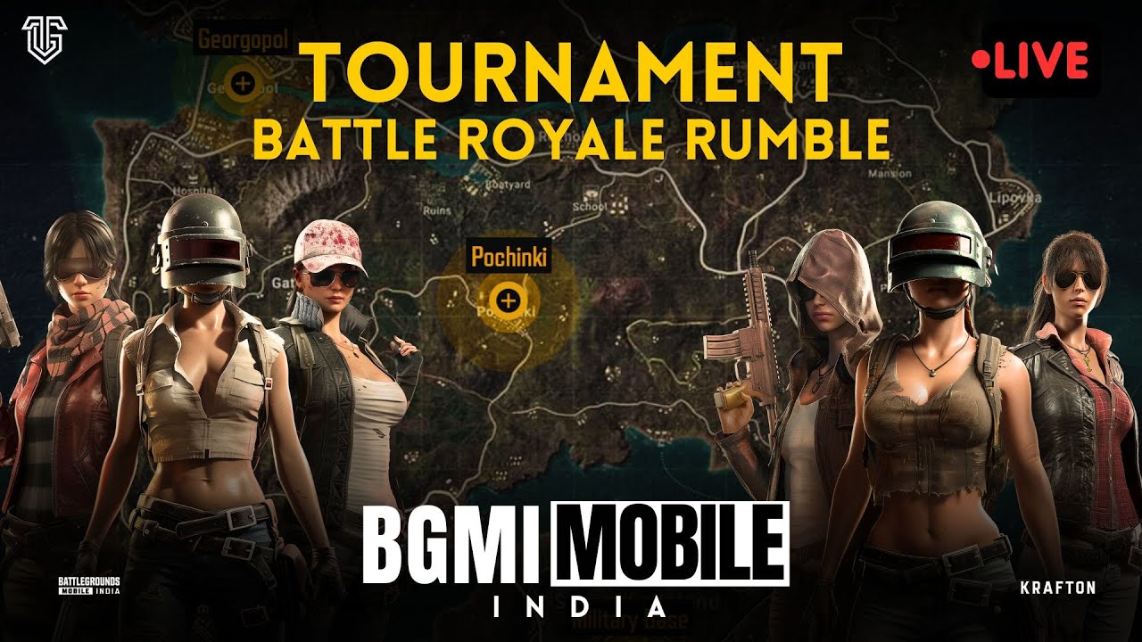 Battle Royale Rumble | BGMI Live Tournament | Tagmygame - YouTube