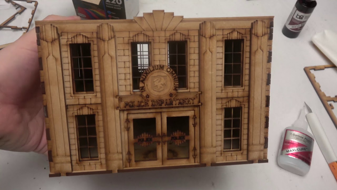 CGN's Batman Miniature Game MDF Terrain, Tips and Build showcase - YouTube
