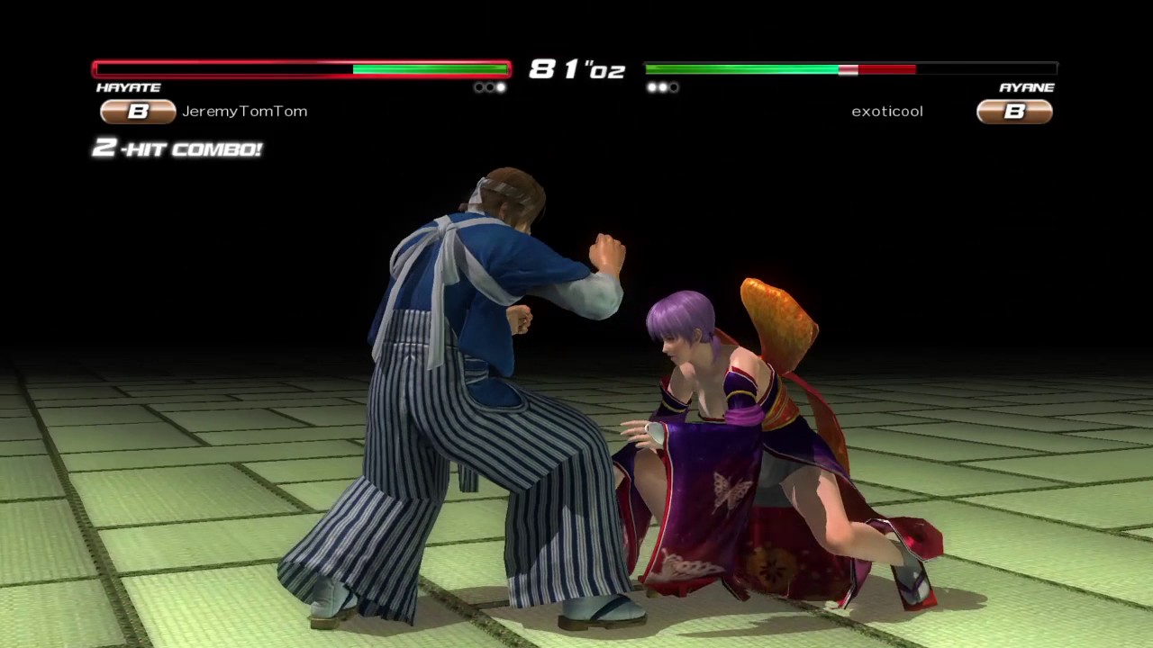 DOA5LR Hayate vs Ayane - YouTube
