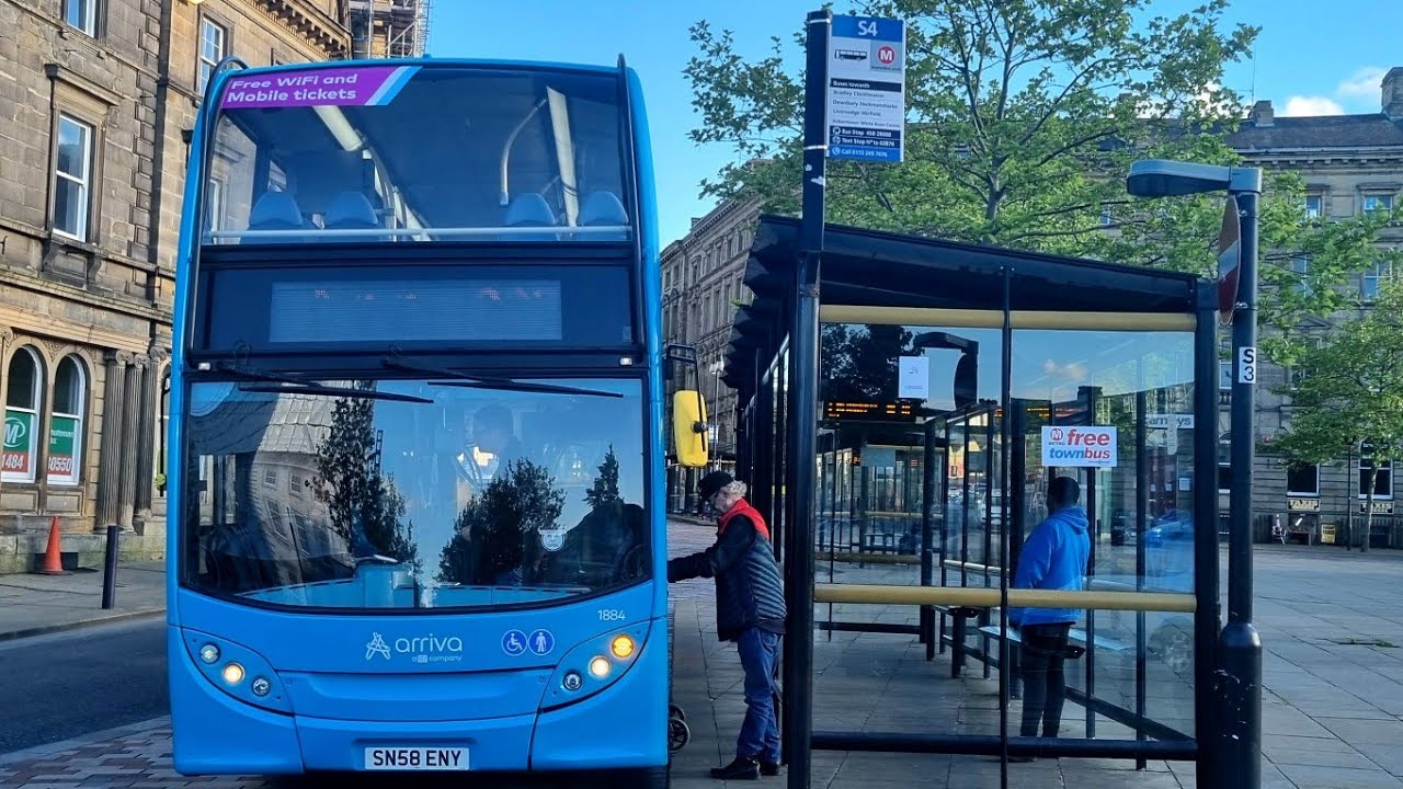 SN58 ENY 1884 ADL Enviro400 Arriva Yorkshire working 202 route to Leeds ...