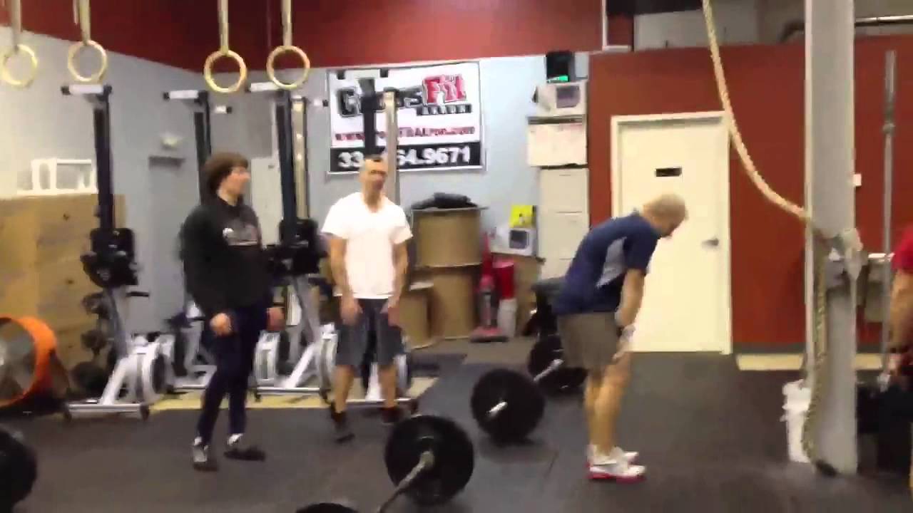 Front squats - ghd sit ups WOD @ CrossFit Akron - YouTube
