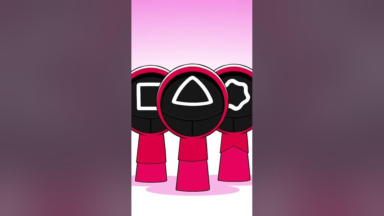 Sprunki Pink Vs Black Guards Squid Game Squidgame Animation Squidgameremake Youtube
