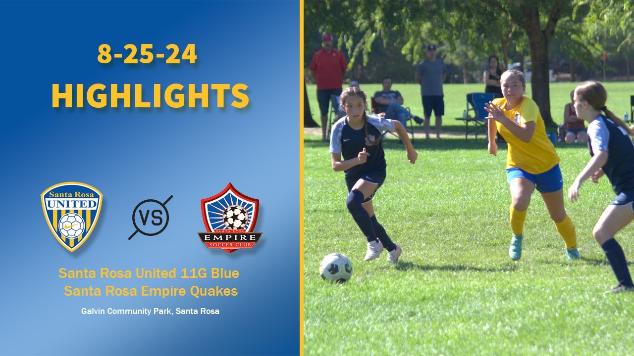 HIGHLIGHTS - 8-25-24 SRU vs. Santa Rosa Empire Quakes - YouTube