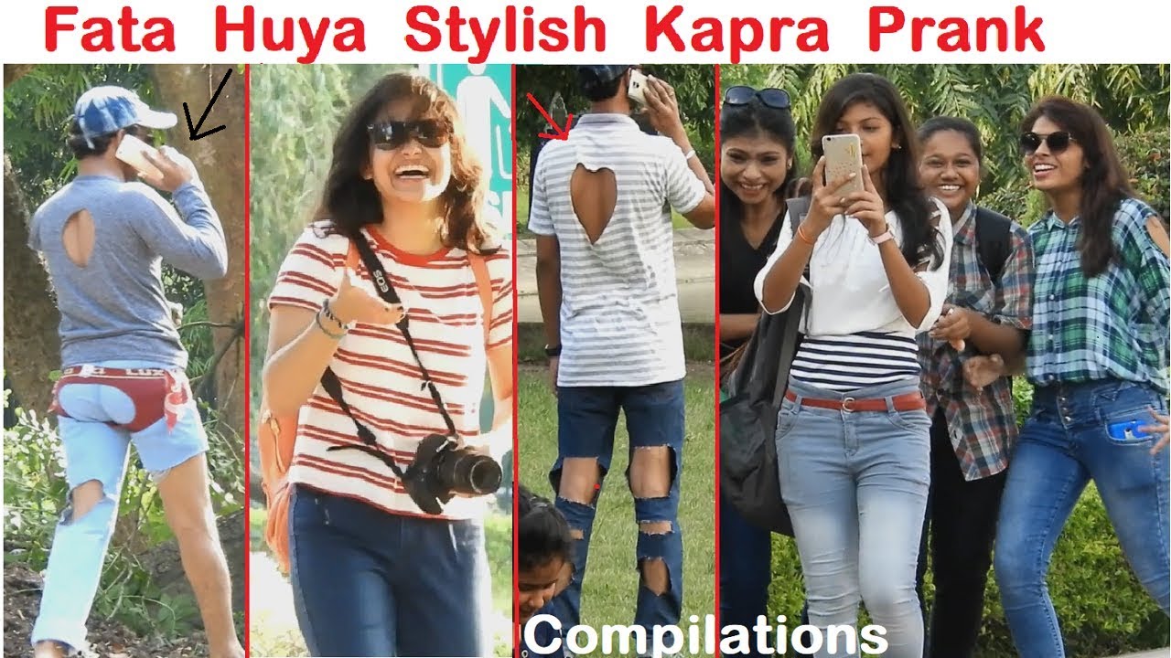 Fata Hua Stylish Kapra/Chaddii PRANK Compilations 2018|Epic Reactions ...