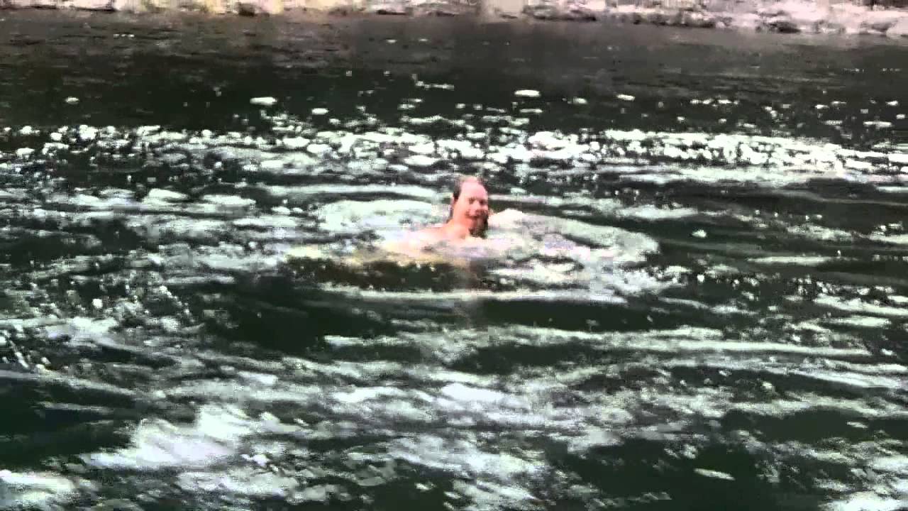Swimming with salmon in Woss River, BC - 2014 - YouTube