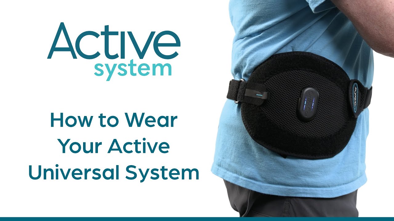 How to Wear the OrthoCor Active Universal System - YouTube