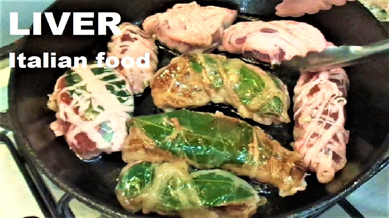 Liver with Bay leaf in the net, Pork liver recipe Italian - Fegatelli ...