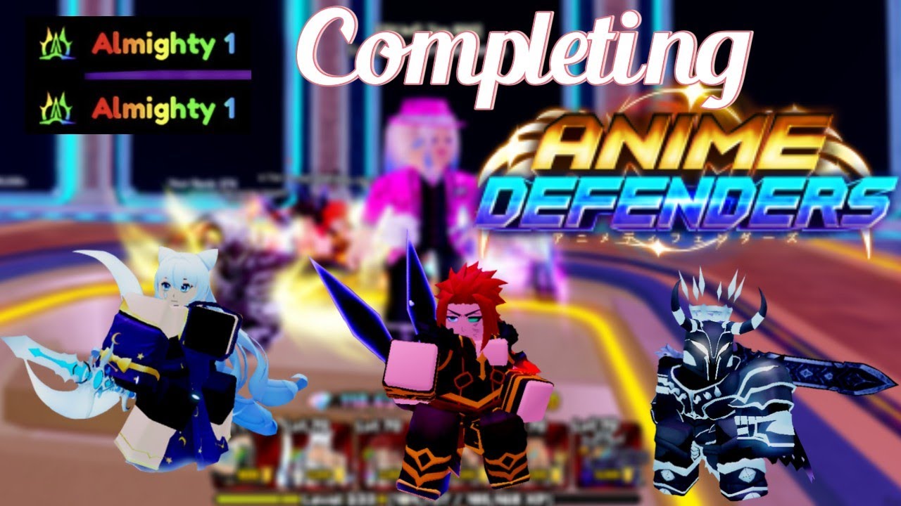 Spending 1000+ Hours to Complete All In Anime Defenders - YouTube