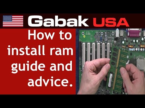how to install ram guide and advice - YouTube