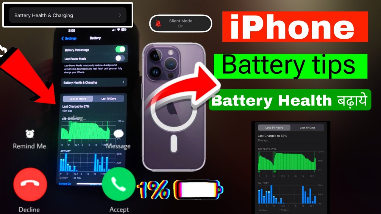 How to Maintain iPhone battery health at 100% 🔋iPhone Battery saving ...