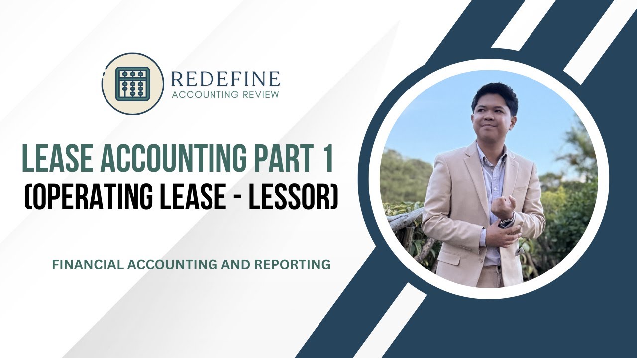 Lease Accounting Part 1 (Operating Lease - Lessor) - YouTube
