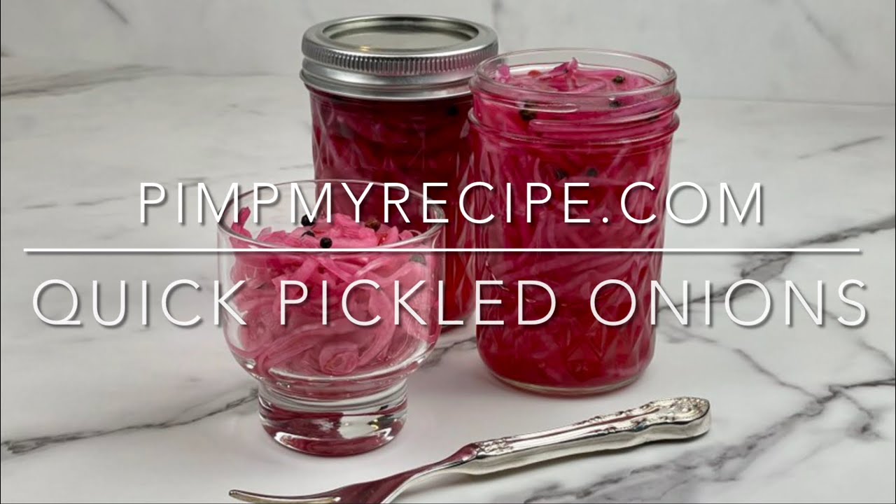 QUICK PICKLED ONIONS - How to Make These Small Batch Quick Pickled ...