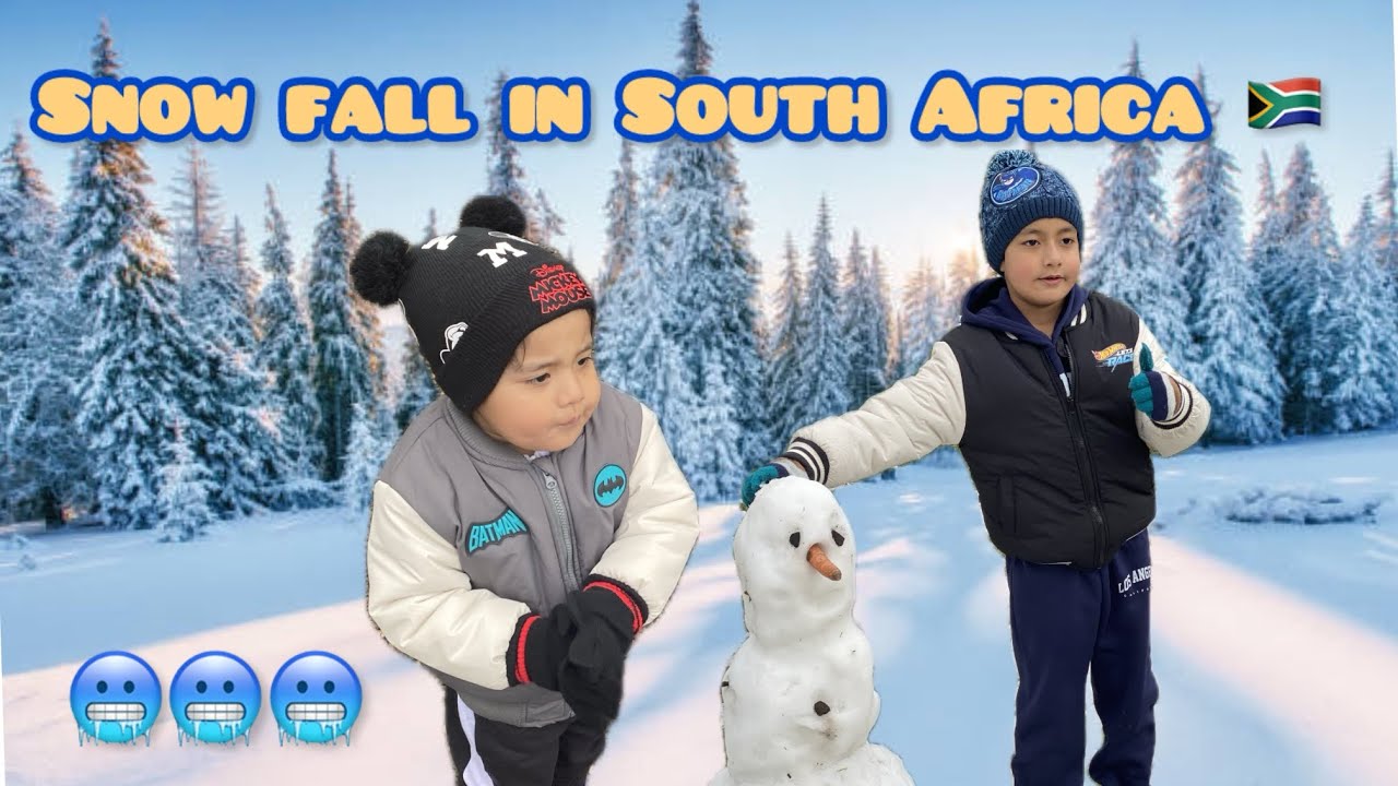 Unbelievable: South Africa Just Got SNOWED IN - YouTube
