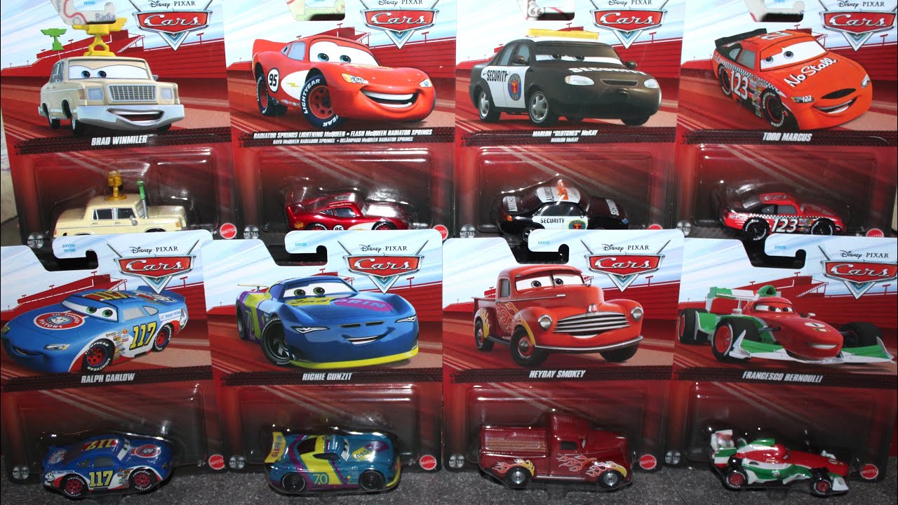 Mattel Disney Cars 2026 Case B UNBOXING Richie Gunzit Todd Marcus Hot ...