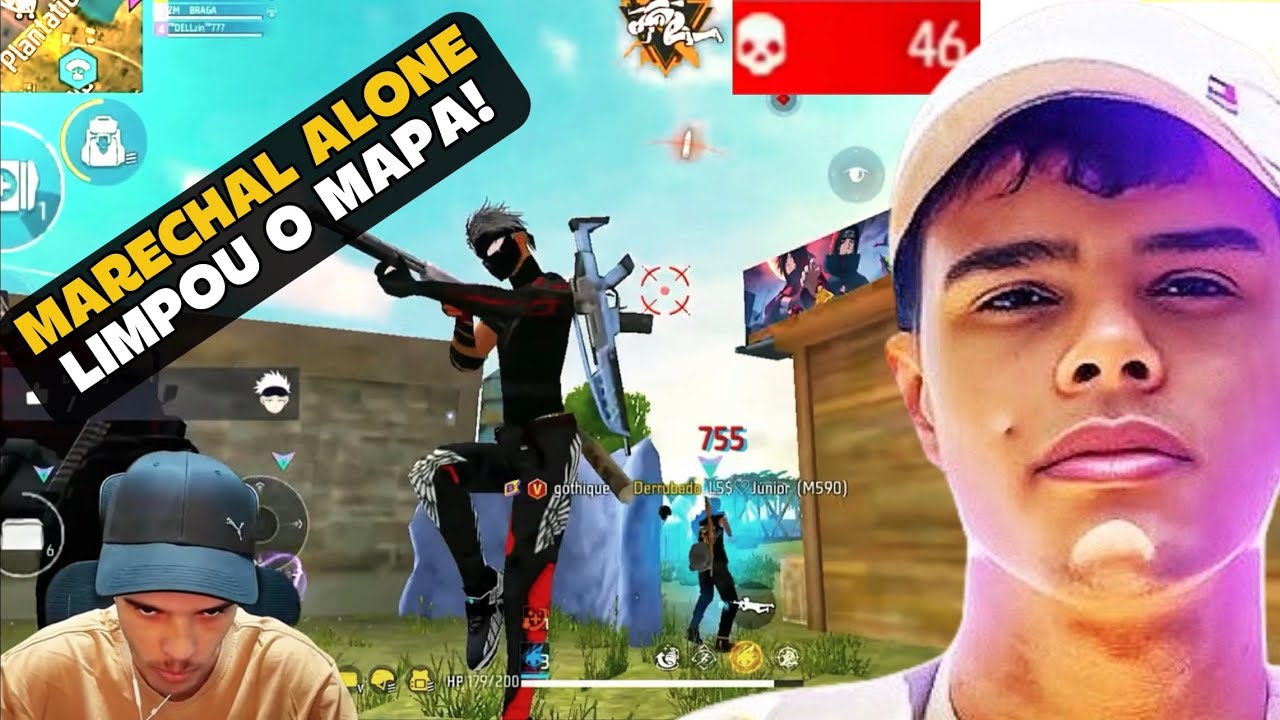 MARECHAL LIMPOU O MAPA COM A SENSIBILIDADE PERFEITA! FREE FIRE ...
