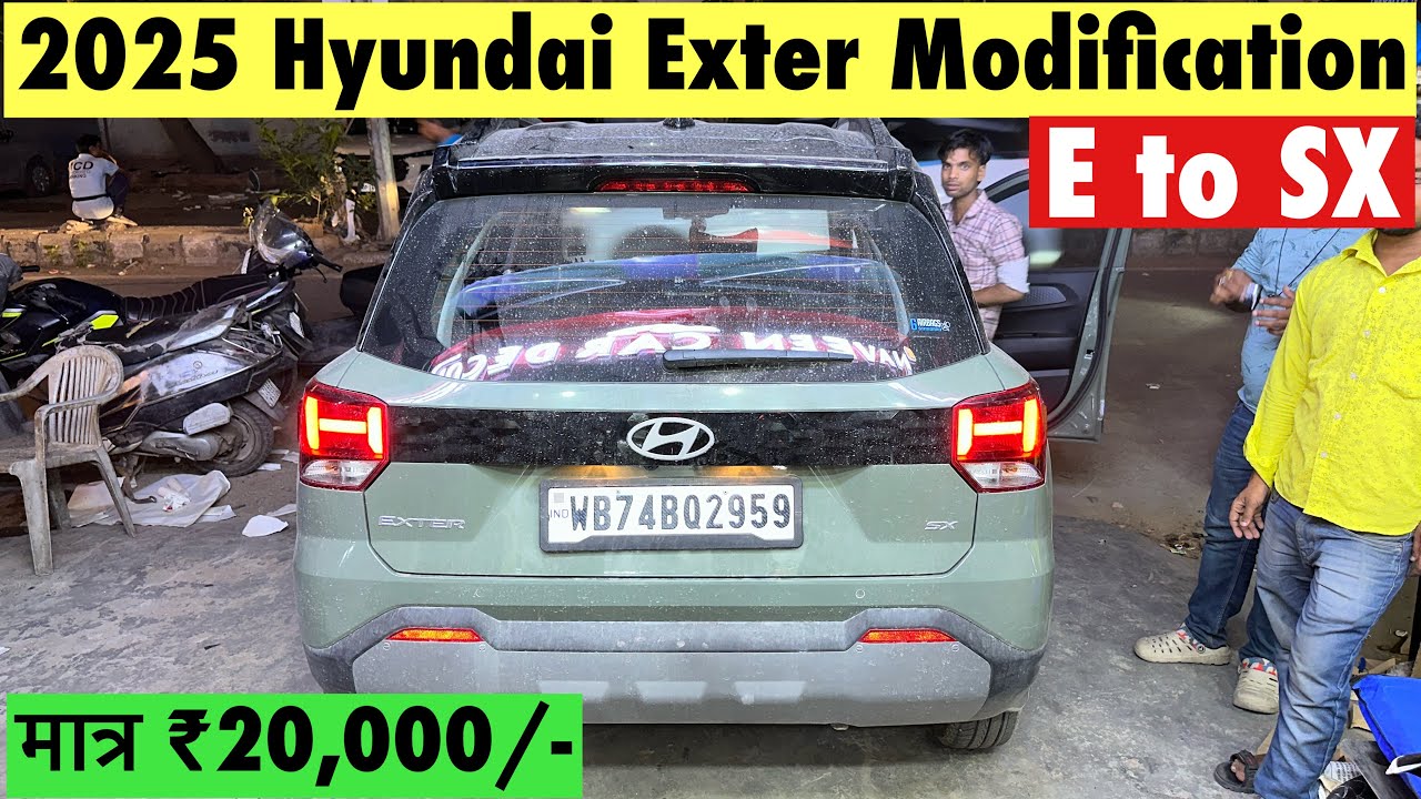 Hyundai Exter 2025 Modification | Hyundai Exter Base to Top ...