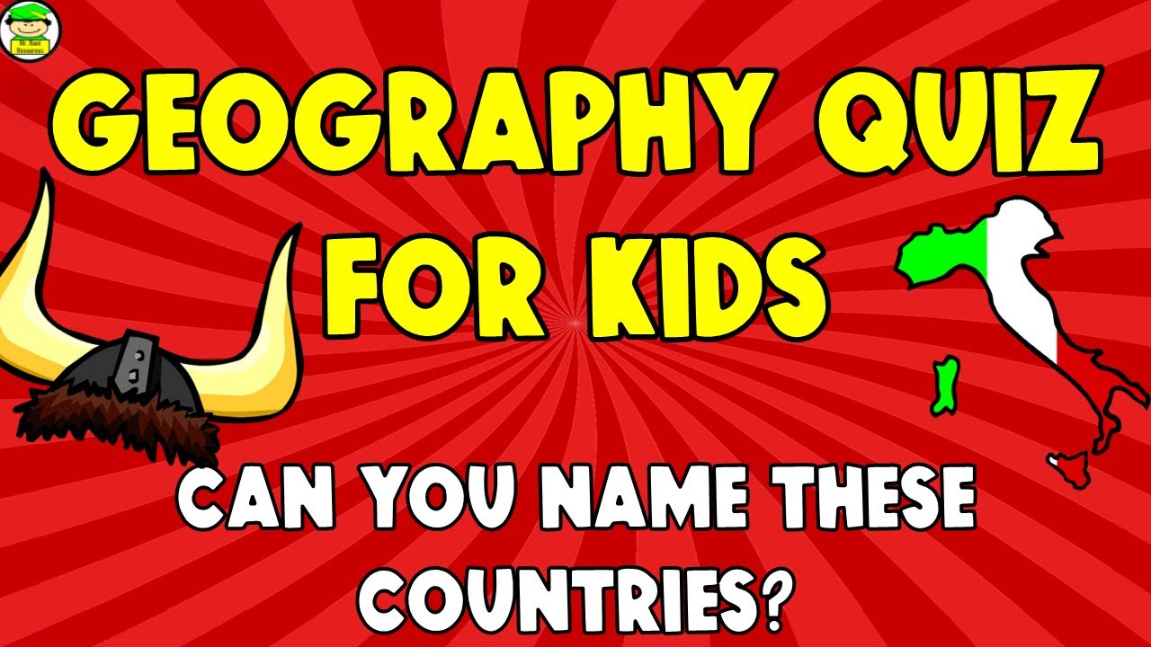 Geography Quiz for Kids: Can You Name These Countries? - YouTube