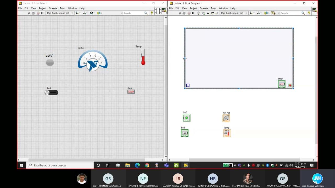 Combinación de Arduino y LabVIEW con LINX - YouTube