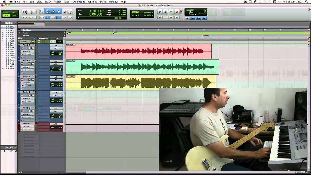 Grabando Guitarras en Pro tools - YouTube