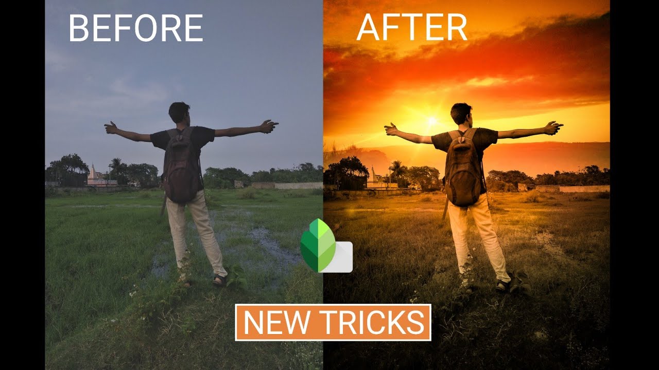 DAY TO EVENING SUNSET PHOTO EDITING | How To Edit Sunset Photo With ...