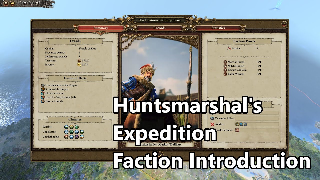 Huntsmarshal's Expedition faction introduction - Total War: Warhammer ...